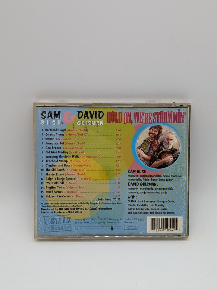 Hold On, We're Strummin' by David Grisman/Sam Bush (CD, Sep-2003 ...