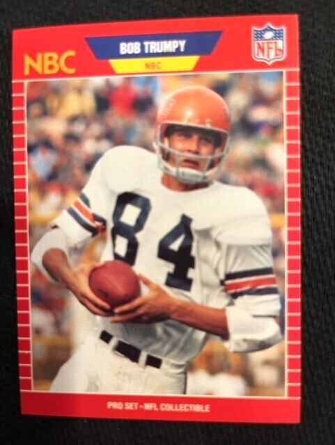 Bob Trumpy 1989 Pro Set Football NBC Announcer | eBay