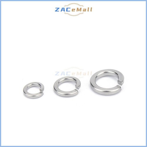 SPRING RECTANGULAR COIL LOCK WASHERS A2 STAINLESS STEEL FORM B METRIC ...
