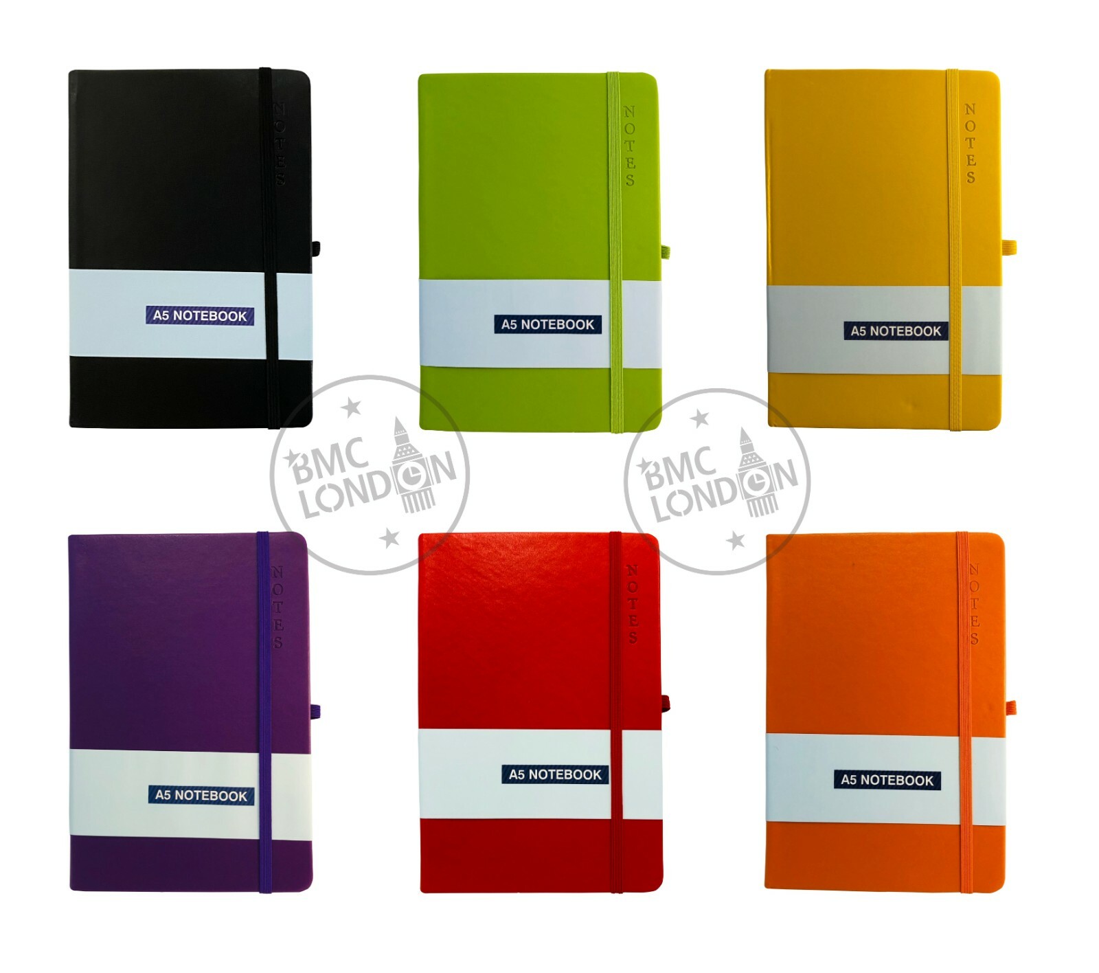 A5/A6 New Hardback Lined Notepad Notebook Note Book Notes Journal Diary ...