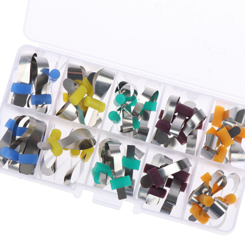 50Pcs Dental Matrix Matrices Band Retainerless Retainer Orthodontic ...