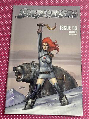 SONJAVERSAL #5 JOSEPH LINSNER VARIANT COVER B RUSSIAN BEAR 2021 cry for ...