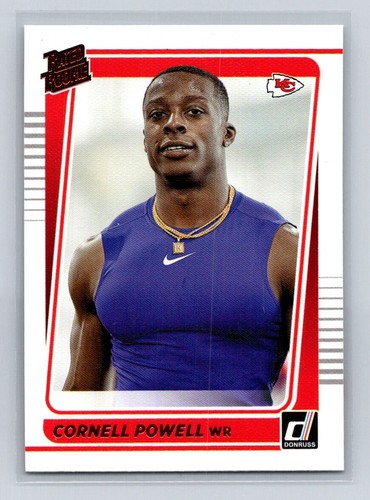 2021 Donruss #289 Cornell Powell Canvas Portrait RC Rookie Kansas City ...