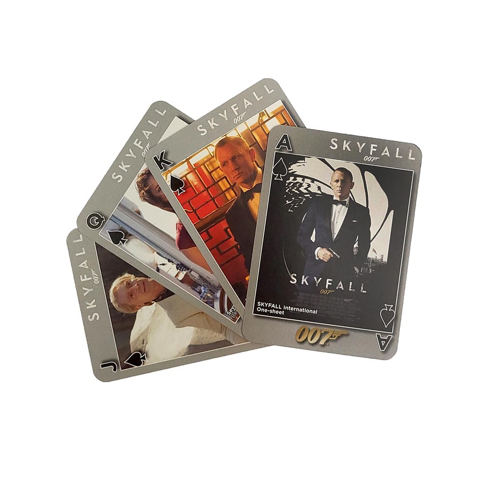 James Bond Skyfall 007 Carte da Gioco Daniel Craig Ufficiale Completo ...