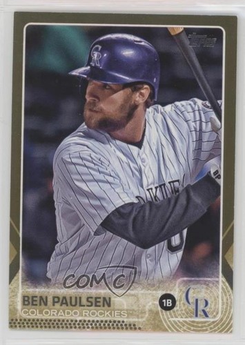 2015 Topps Update Gold /2015 Ben Paulsen #US29 Rookie RC | eBay