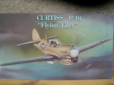 Curtis P-40 "Flying Tiger" Embossed Metal Sign New 18X11 AAA Sign Co ...