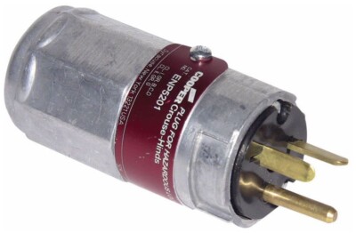 Crouse-Hinds ENP6202, 250 VAC 50 to 400 Hz, 20 A, Explosionproof Plug ...