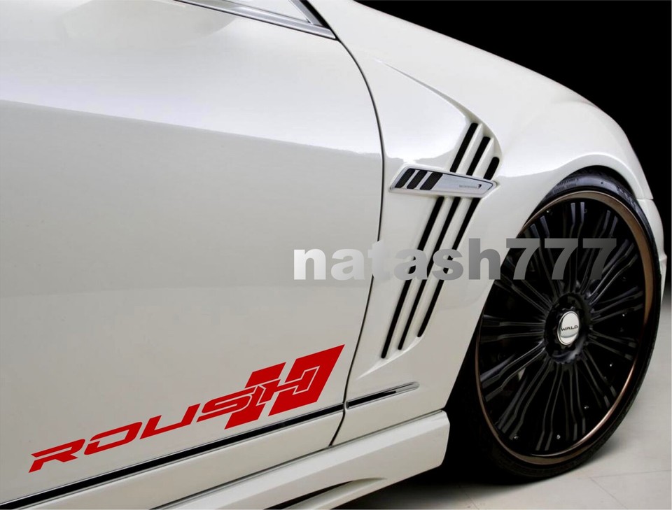ROUSH Performance Racing Motorsport Car Vinyl Decal Sticker Emblem 2pc ...