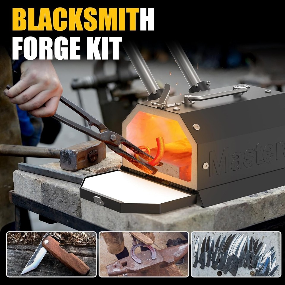 Double Burner Propane Forge for Home＆Professional, Gas Forge-Efficient ...