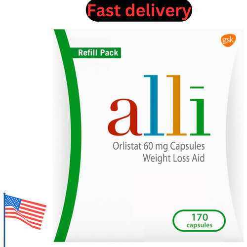 alli Diet Weight loss supplement Pills, Orlistat 60Mg capsules, 170 ...