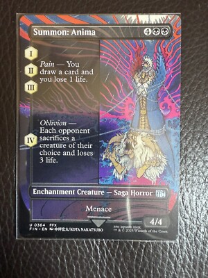 Mtg FIN Final Fantasy Showcase — Summon: Anima —NM | eBay