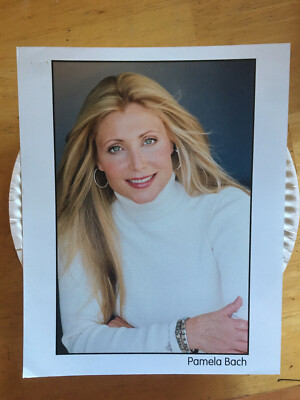 Pamela Bach original vintage headshot photo with biography | eBay