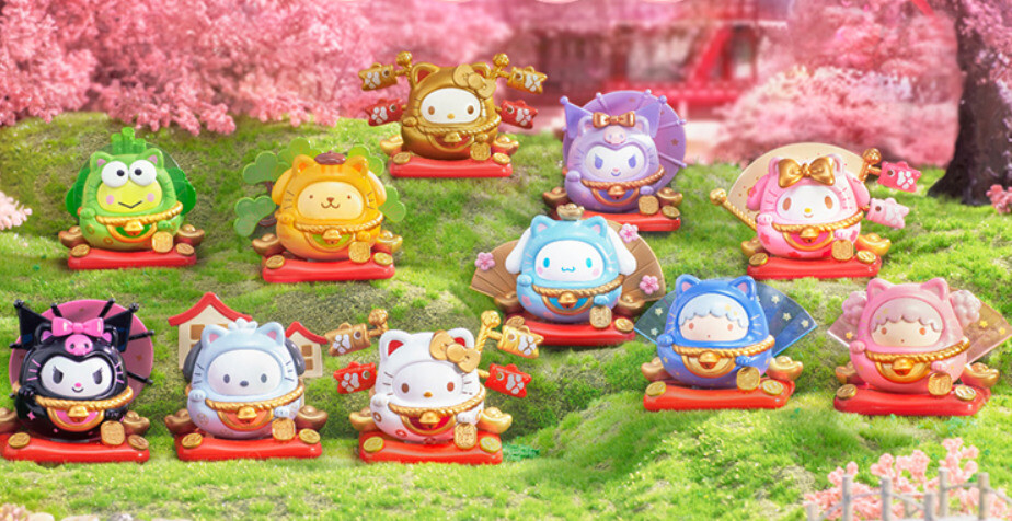 TOPTOY Sanrio Characters Lucky Cat Tumbler Roly-poly Series Confirmed ...