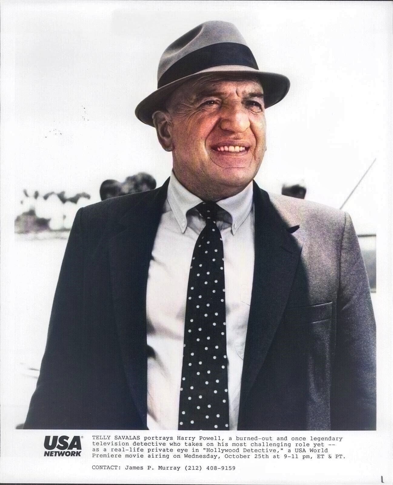 RARE COLOR STILL TELLY SAVALAS CLOSEUP AFTER KOJACK | eBay
