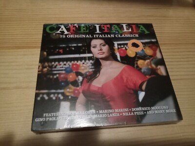 "Cafe Italia" CD 75 Original Italian Classics Factory Sealed | eBay
