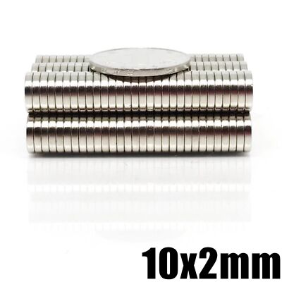 Wholesale 10mmx2mm Super Strong Rare Earth Neodymium Round Disc Magnets ...