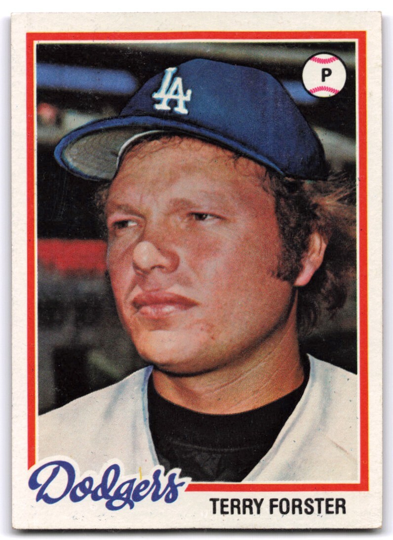 1978 Topps Terry Forster Los Angeles Dodgers #347 | eBay
