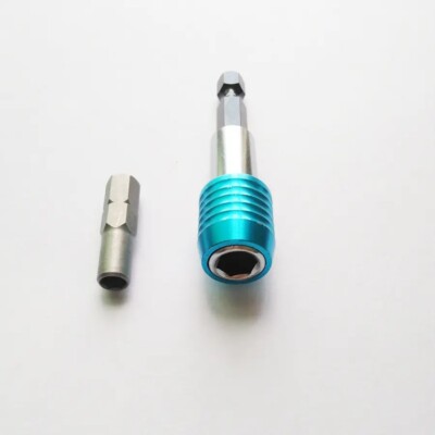 1/4” Hex Quick Release Screwdriver Bit Holder & 6.35mm Adapter for 4mm ...