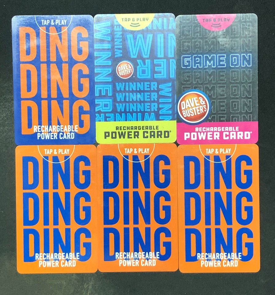 Dave and Buster's Power Card With 1000 tickets!! (Please Read ...