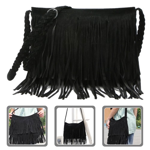 Fringed Purses Crossbody Bag, Tassel Women's Shoulder Travel Miss ...