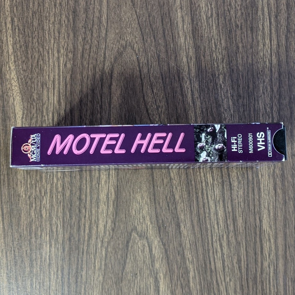 Motel Hell 1980 VHS Tape 1990 MGM Horror Slasher Rory Calhoun Wolfman ...