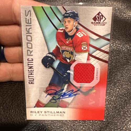 2019-20 SP Game Used Authentic Rookies Red Jersey Riley Stillman Rookie ...