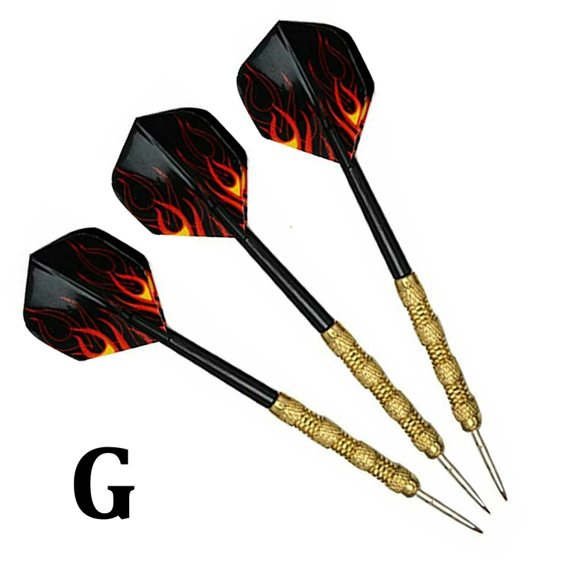 5 Sets (15Pcs) Steel Tip Professional Darts Set Darts Slim Barrel Dart ...