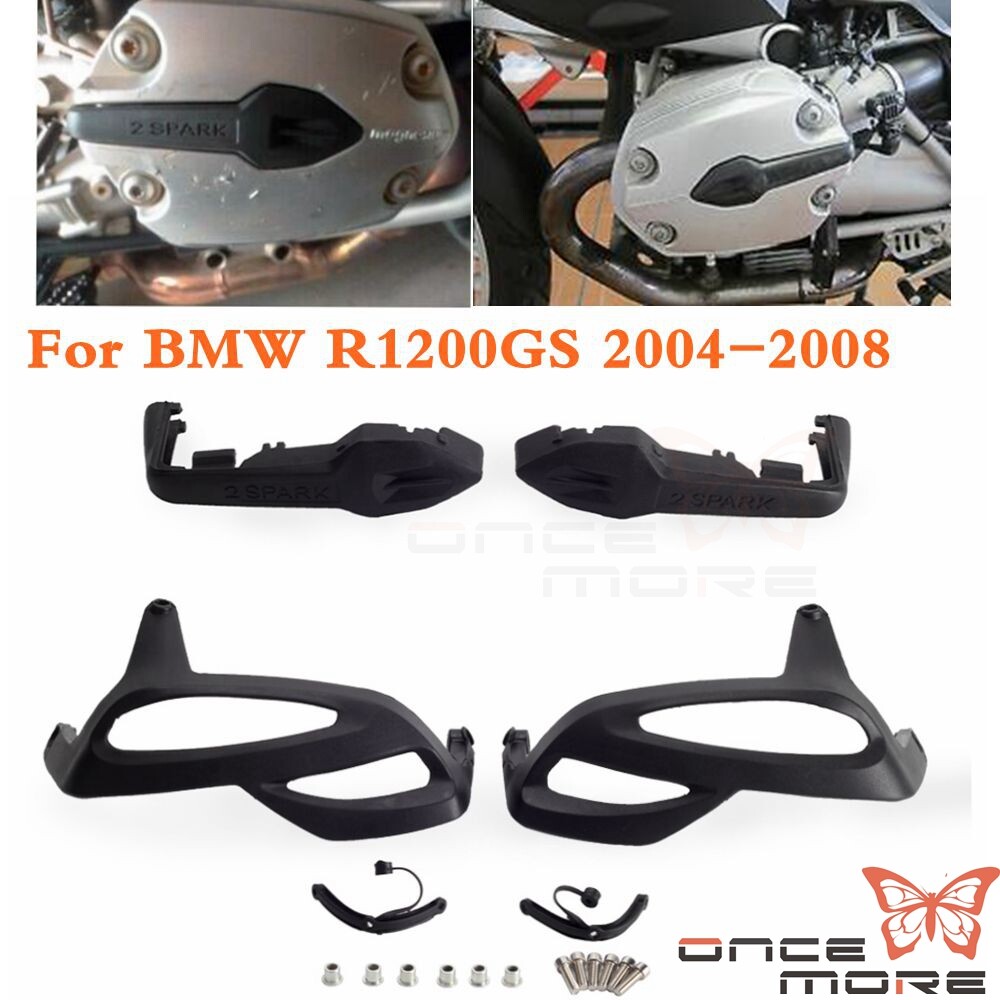 Cylinder Head Guard Protector Pair Ignition Plug Cover For BMW R1200GS ...