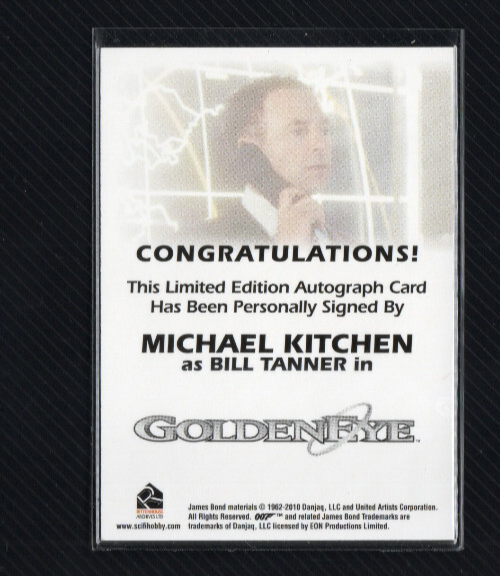 James Bond Heroes & Villains Auto Autograph Card Michael Kitchen as ...