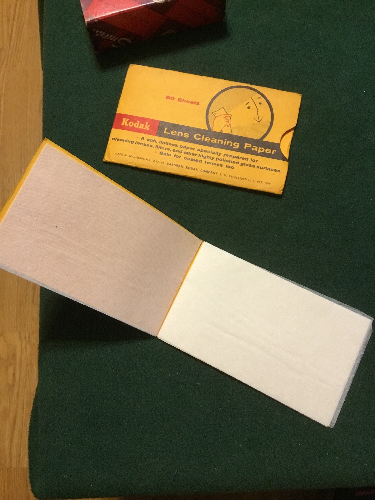 Kodak Lens Cleaning paper Cloth for camera lens vintage Genuine ...