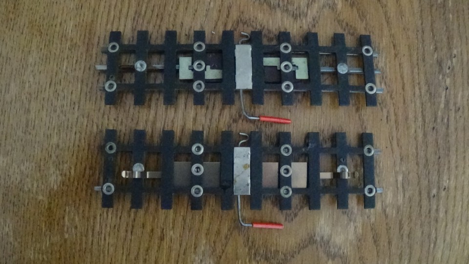 2 Homemade HO/OO scale railroad decouplers Made from original Wrenn 3 ...