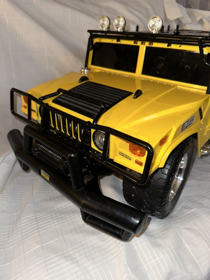 1:6 Yellow Hummer 1/6 Scale RC Car Body Crawler With Battery Fast lane ...