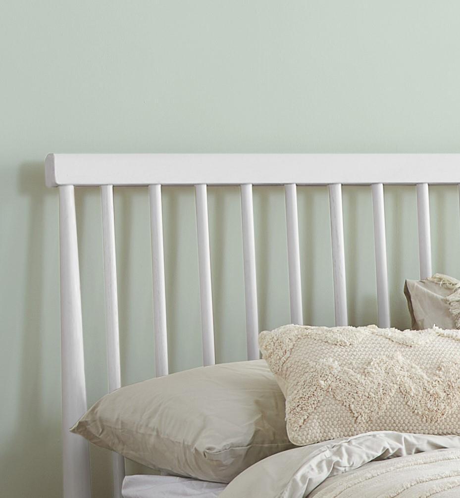 White Single Bed Frame Oak Birlea Malmo 3FT 90cm Bedstead Scandia ...