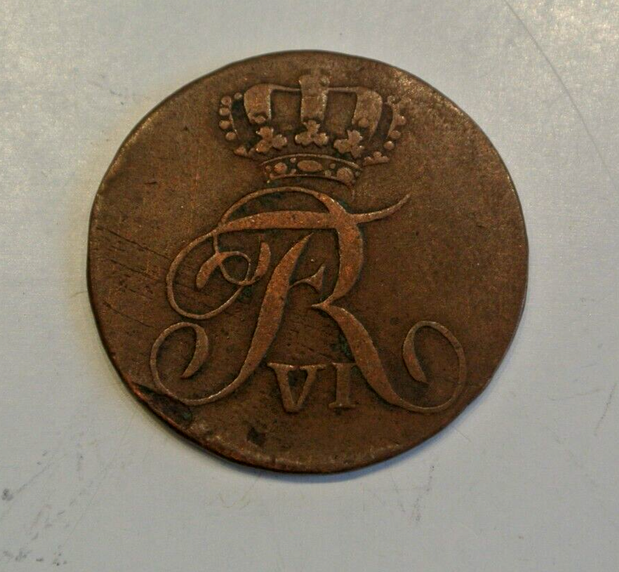 NORWAY 1 SKILLING 1809 coteXF40 100 $ variètè ROSE | eBay