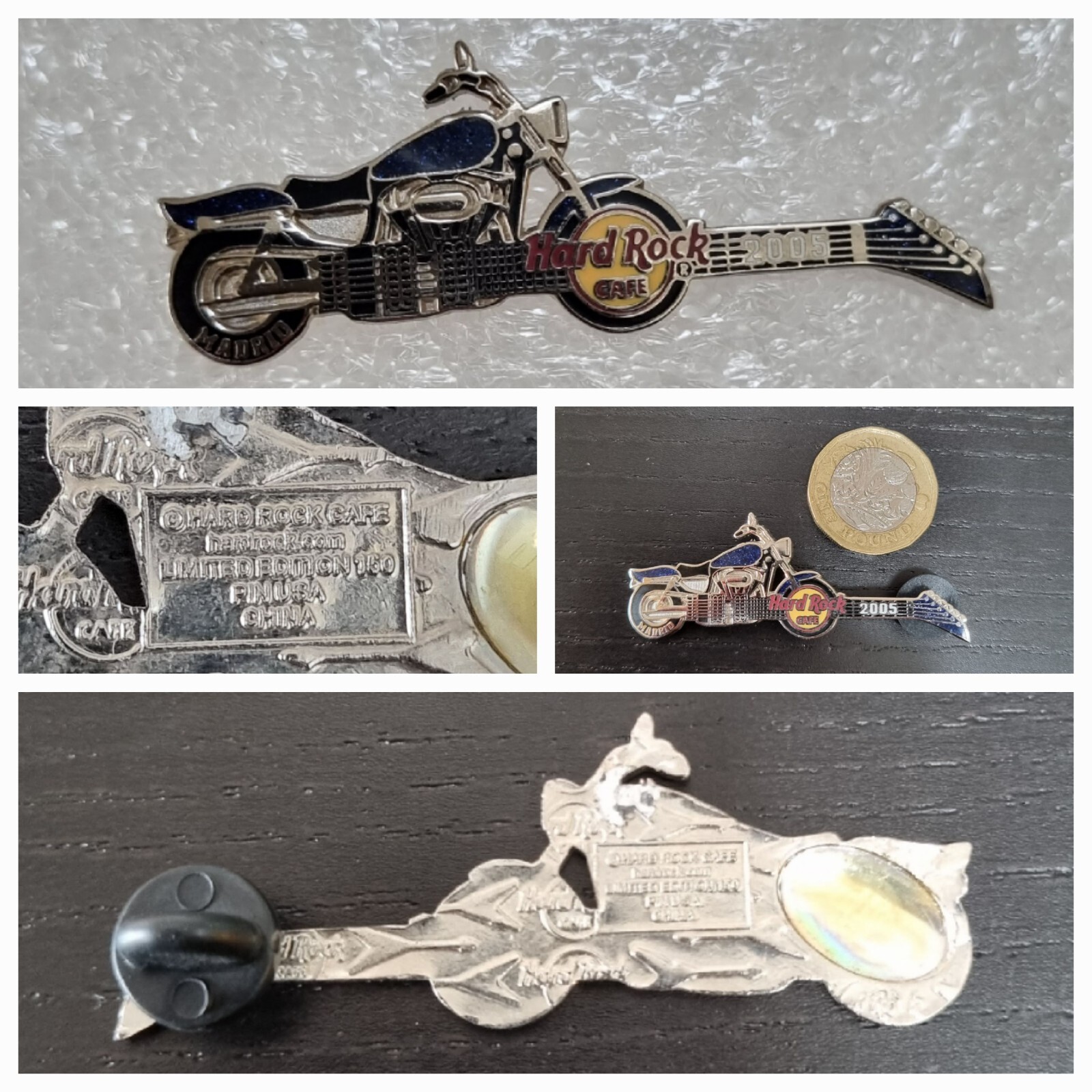 Hard Rock Cafe Pin Badge Memorabilia Guitar Collectible Custom Bundle ...