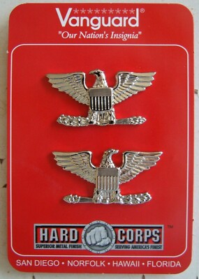 USAF US AIR FORCE OFFICER O-6 COL COLONEL SILVER JACKET RANK INSIGNIA ...