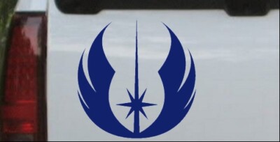 Star Wars Jedi Order Emblem Car Truck Window Decal Sticker Navy 6X6.0 ...