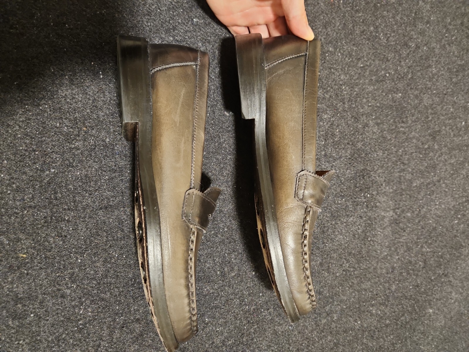 Allen Edmonds Dylan Size 7 in Olive | eBay