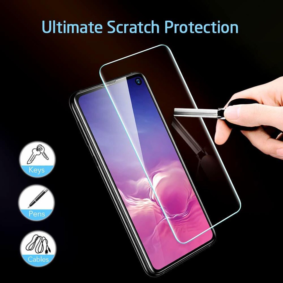 For Samsung Galaxy S21 S20 FE S8 S9 Plus Clear Case Phone Cover+Screen ...