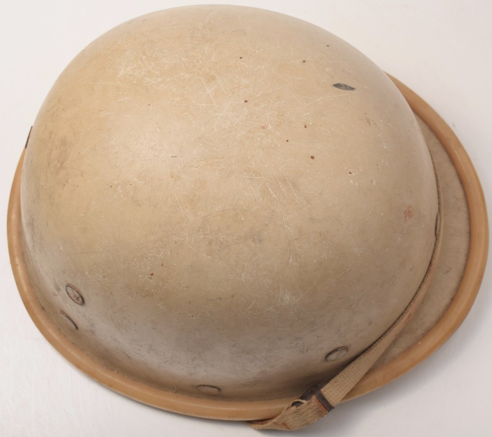 Original Iraq Gulf War Iraqi Army Tan M90 Helmet w/ Rubber Bumper and ...
