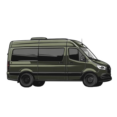 Sprinter Van Vinyl Car Decal Sticker – Waterproof & UV-Resistant | eBay