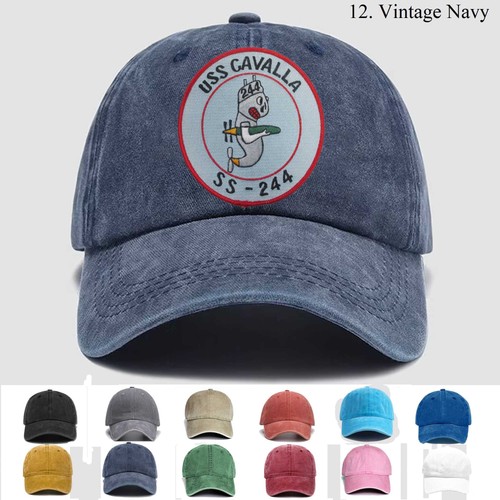 Customized Embroidered Hat Us Naval Uss Cavalla Ss-244 Submarine ...