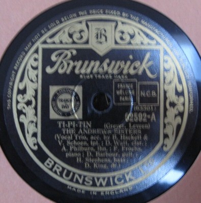 78RPM SP Andrews Sisters Ti - Pi - Tin Where Have We Met Before 02592 ...