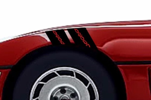 NEW Fits Chevrolet CORVETTE C4 Fender Bar vinyl BARB WIRE Racing Stripe ...
