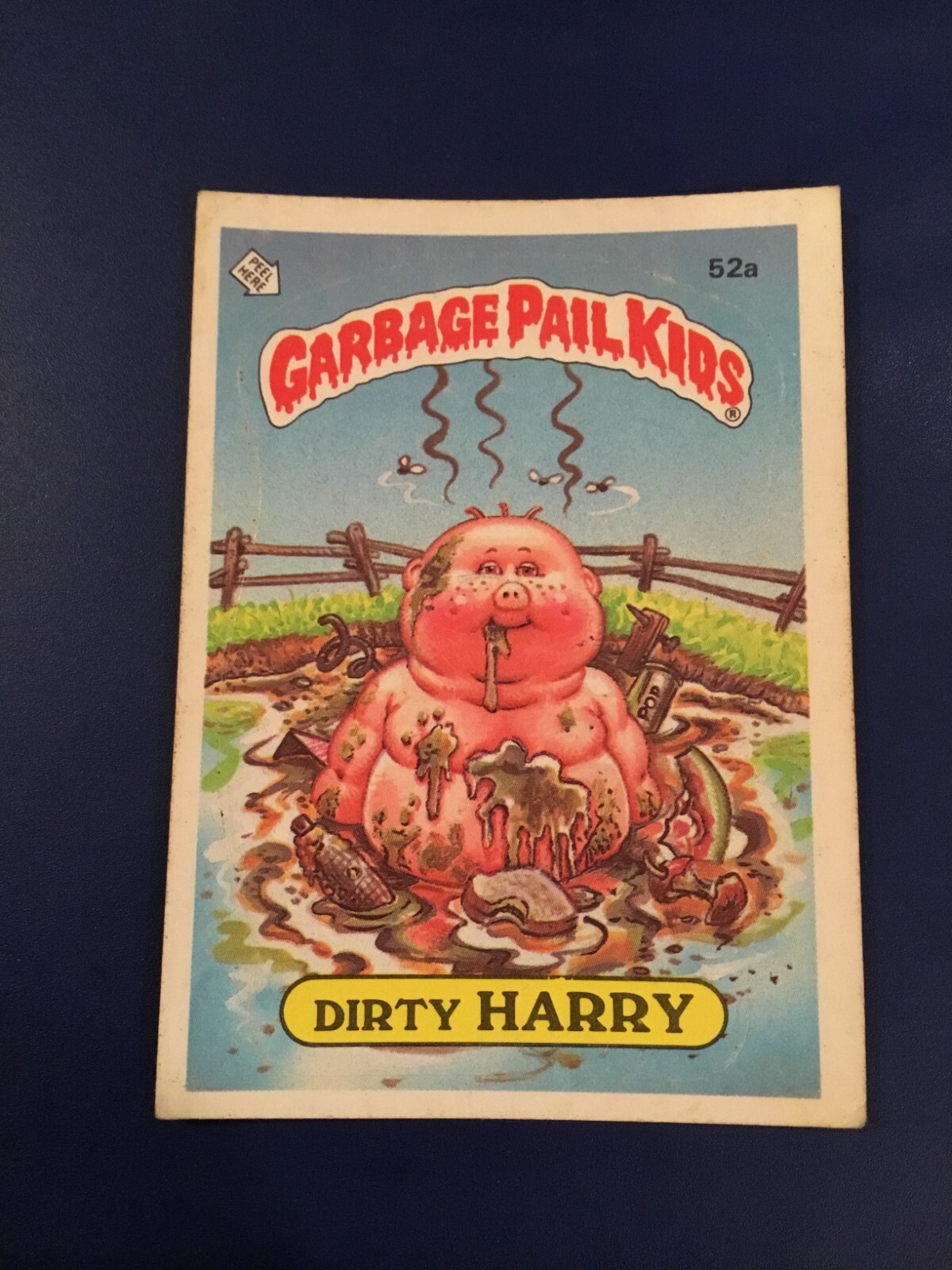 1985 Topps Garbage Pail Kids # 52a DIRTY HARRY Original Series 2 GPK VG ...
