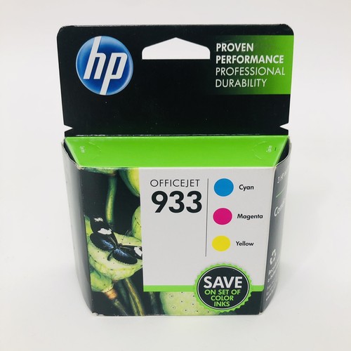 HP Ink Cartridge 933 Cyan Magenta Yellow Office Jet Expired 2014 August ...