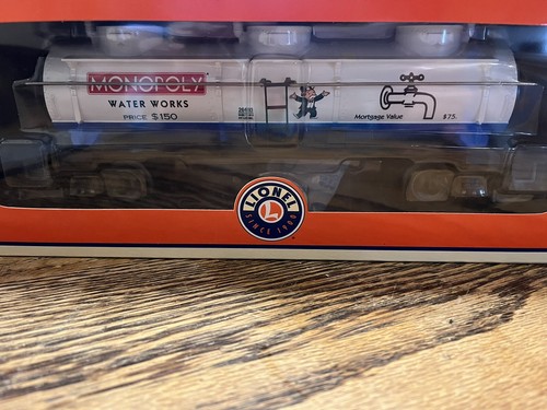 Vintage Lionel Monopoly Water Works Tank Car # 6-26493 New In Box | eBay