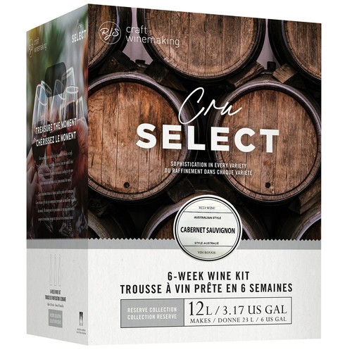 Wine Ingredient Kit - CRU SELECT Australian Style Cabernet Sauvignon | eBay