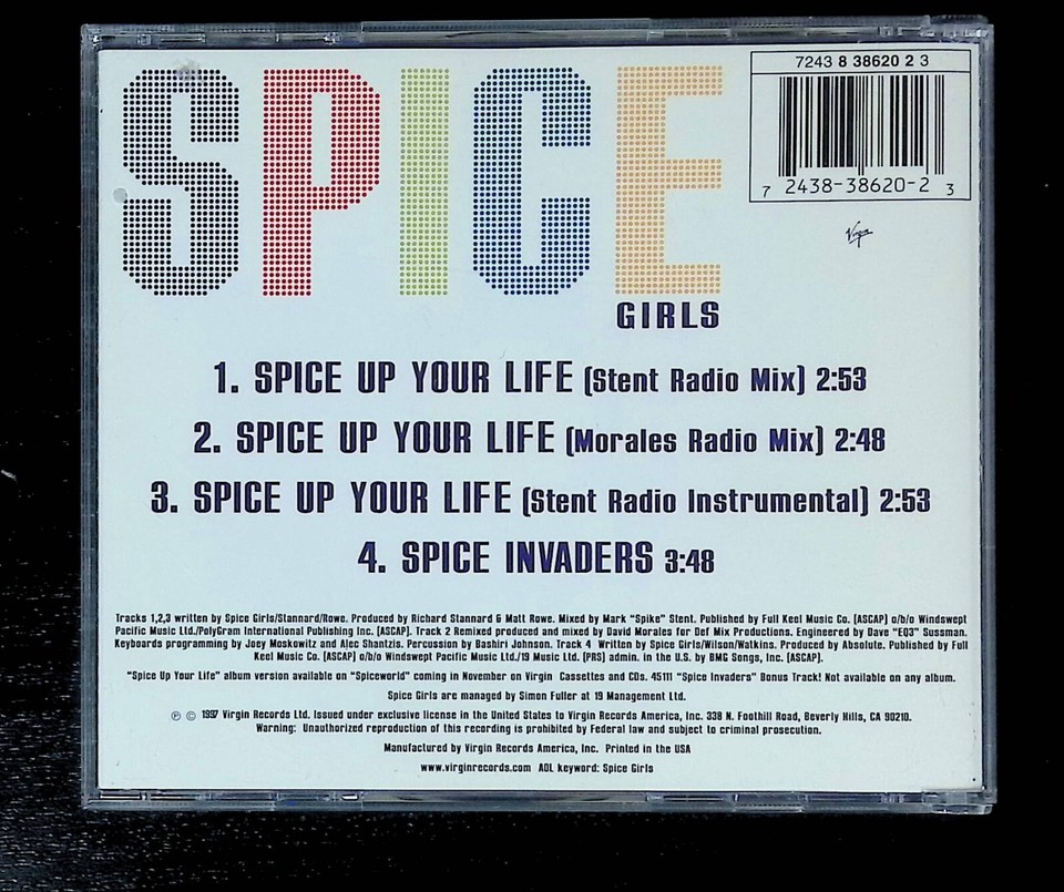 CD Spice Girls Spice Up Your Life 1997 | eBay
