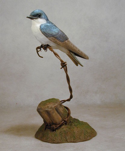 Tree Swallow Original Bird Wood Carving | eBay